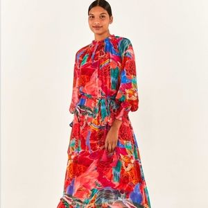 FARM Rio | Dresses | Farm Rio Animal Collage Maxi Dress | Poshmark